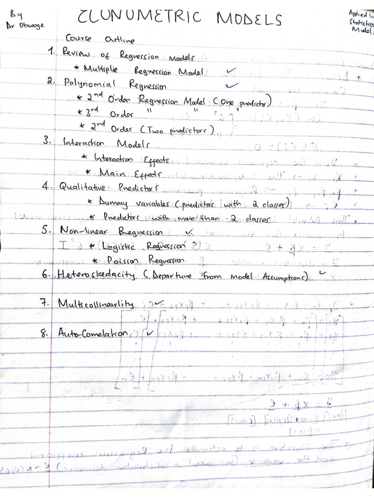 ECONOMETRICS | PDF