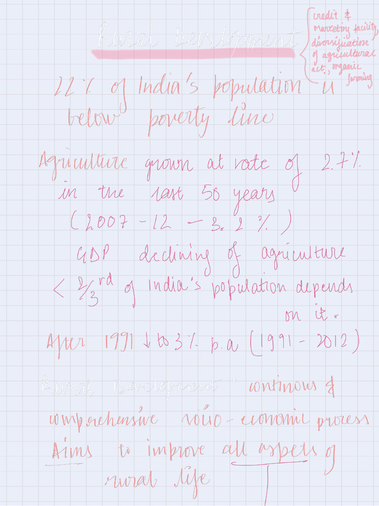 Rural Development | PDF