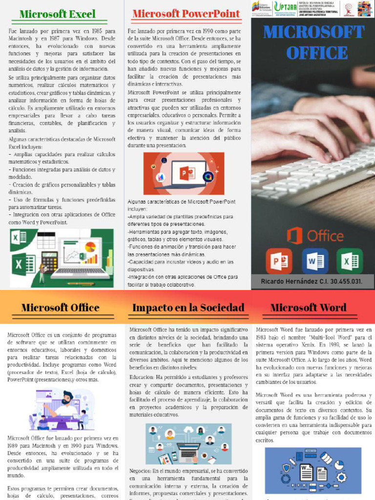 Triptico Microsoft Office | PDF