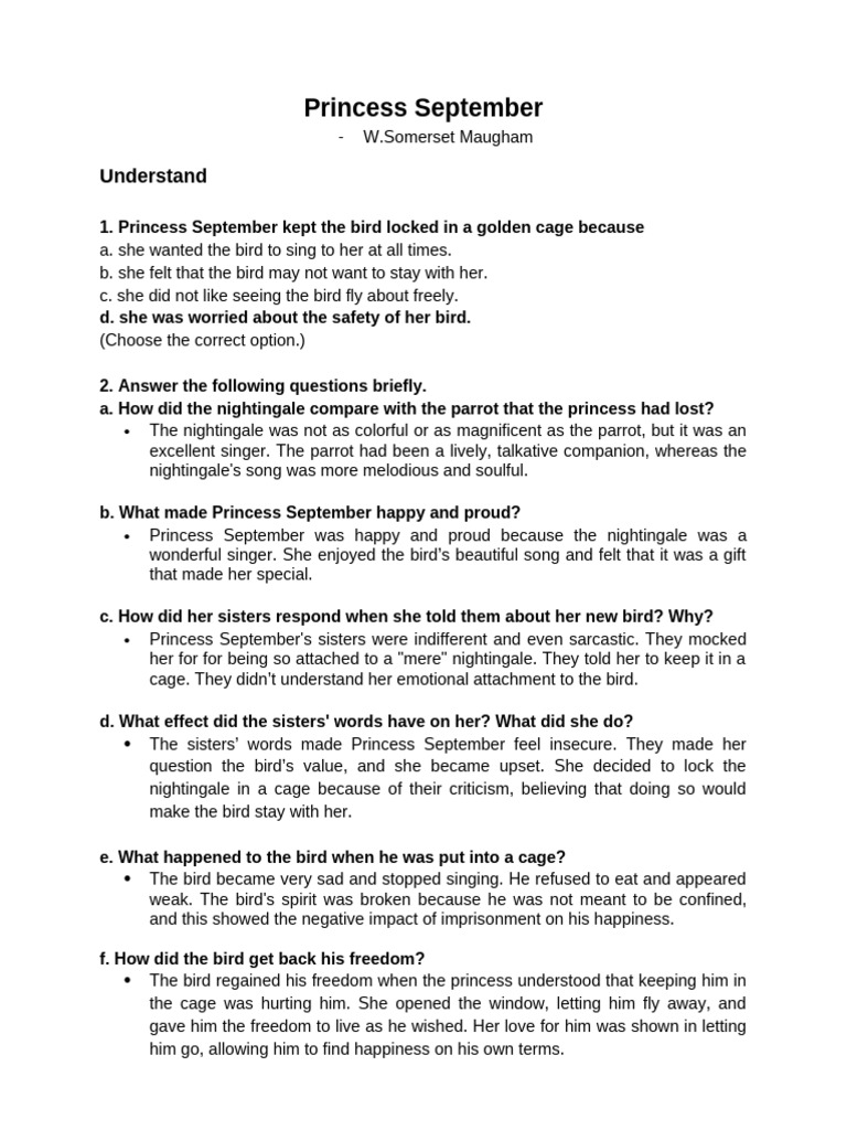 Princess September | PDF | Love | Happiness