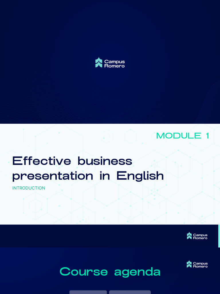 Module I - Effective Business Presentation in English | PDF | Public ...