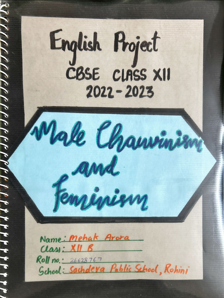English Project File XII | PDF