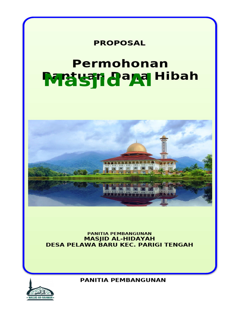 Contoh Proposal Masjid | PDF