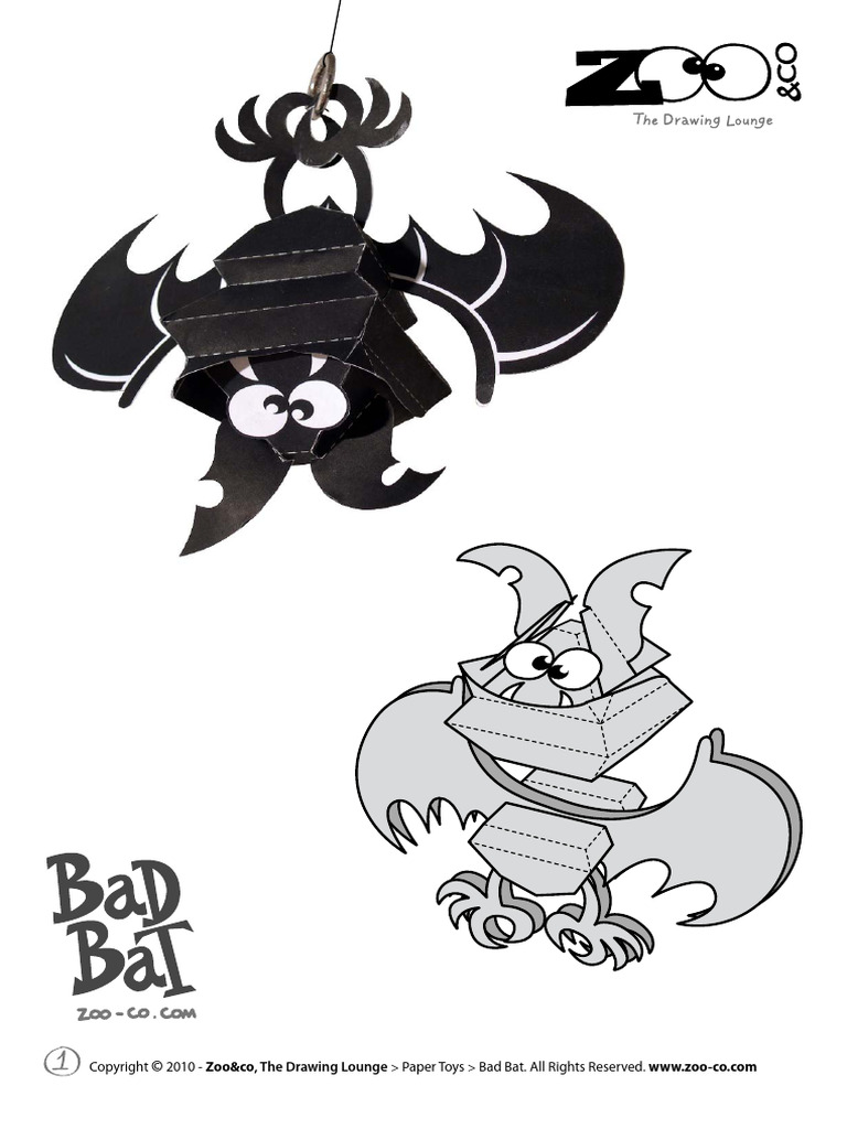 Bad Bat Paper Toy - 2566c | PDF