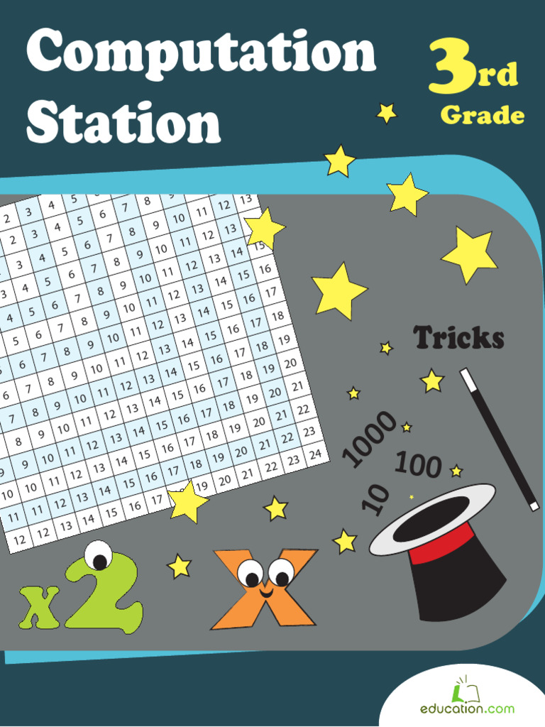 Computation Station Workbook | PDF | All Rights Reserved | Multiplication