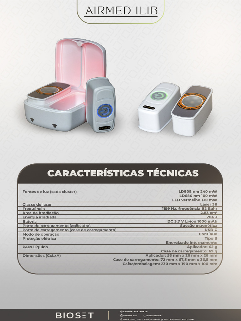 Ficha Técnica Airmed Ilib | PDF