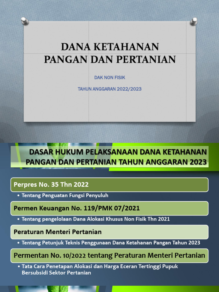 DAK NON FISIK (Pak Kabid) | PDF