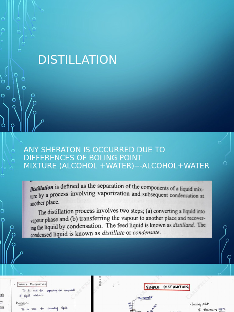 DISTILLATION | PDF