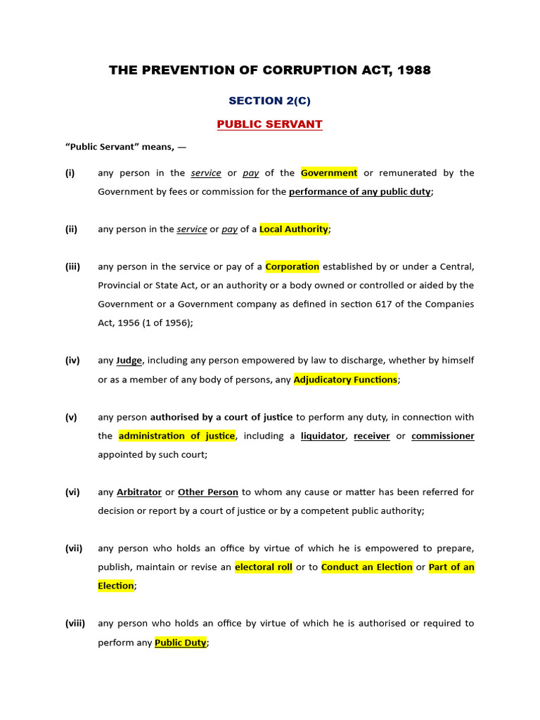 Section 2 (C) of POCA, 1988 | PDF | Justice | Crime & Violence