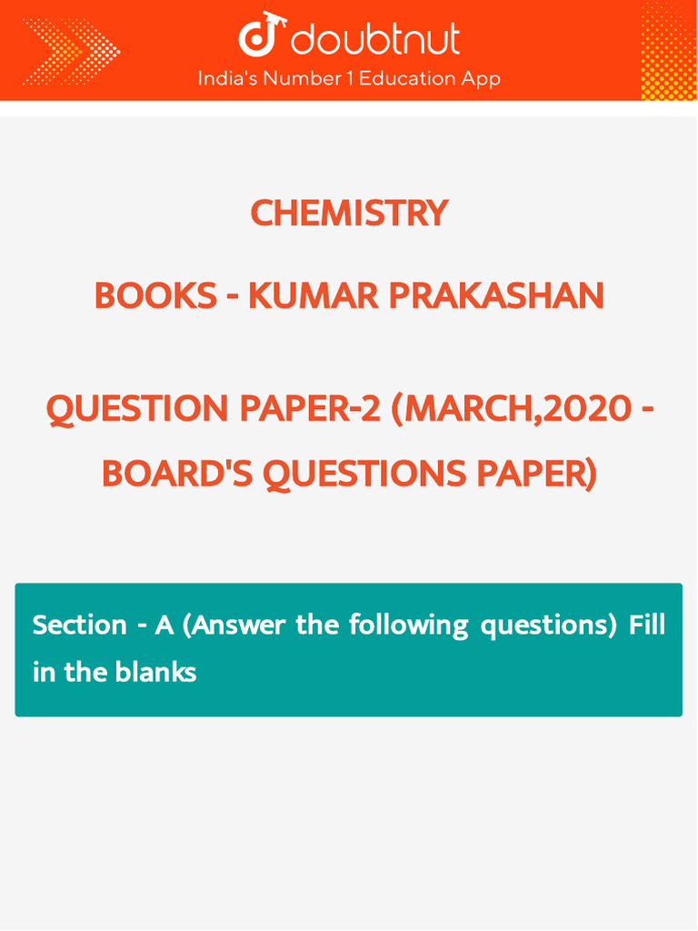 Books Doubtnut Question Bank | PDF