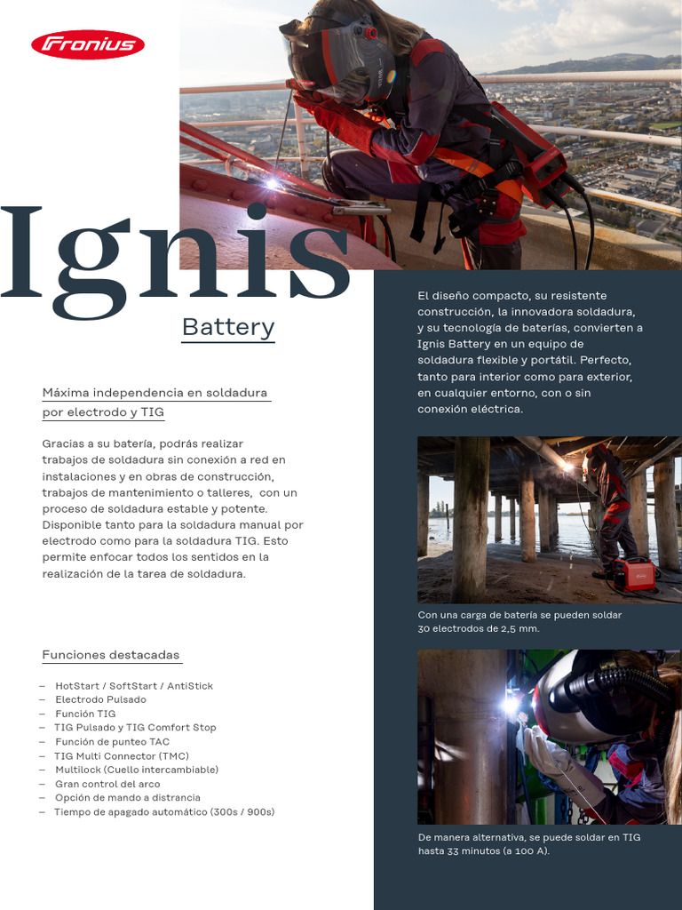 PW FS Ignis Battery ES | PDF | Soldadura | Construcción
