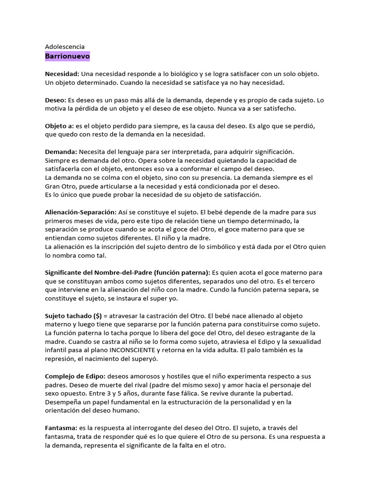 FACUNDO | PDF | Pubertad | Adultos