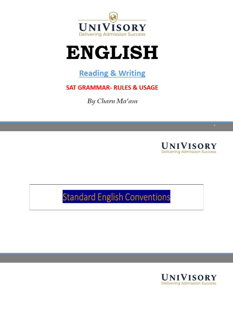 CONVENTIONS-RULES and USAGE. | PDF | Verb | Comma