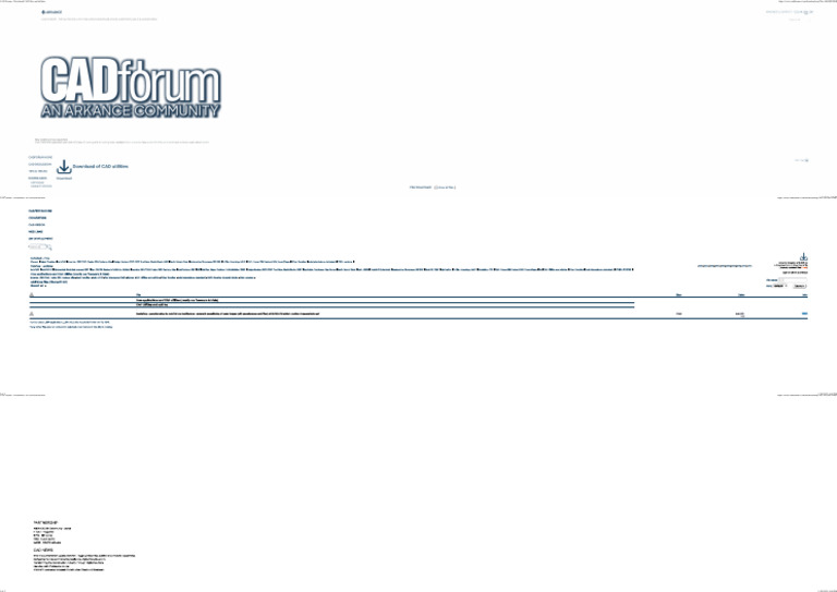 CAD Forum: CAD Files & Utilities Download | PDF