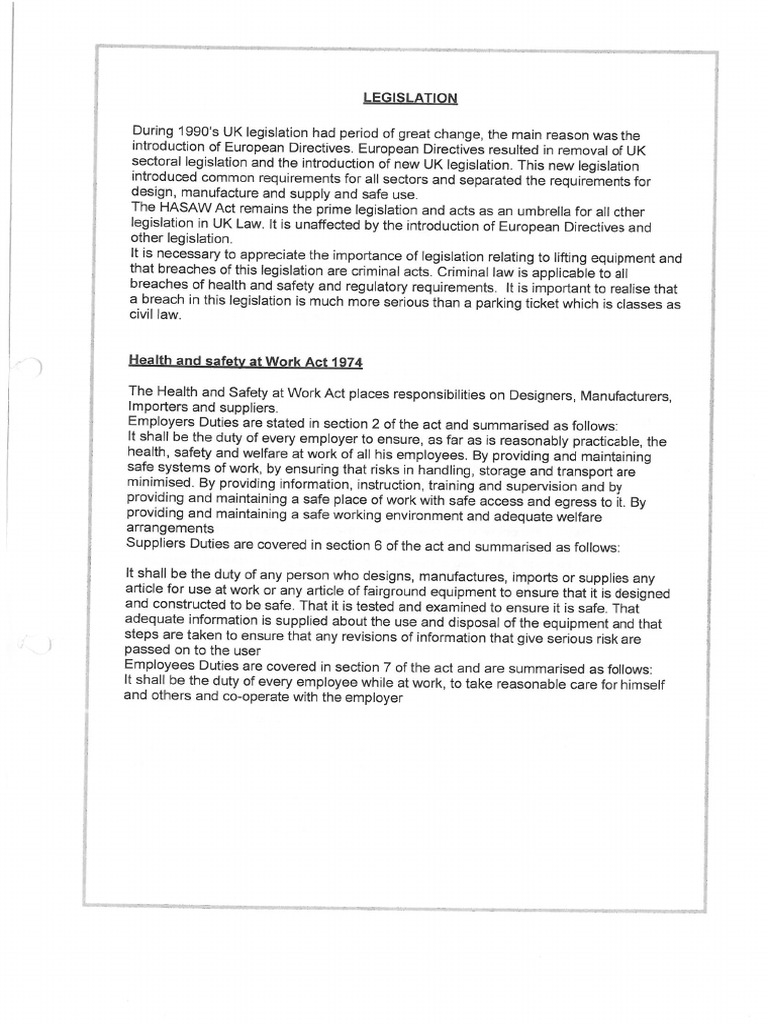 Appointed person course | PDF