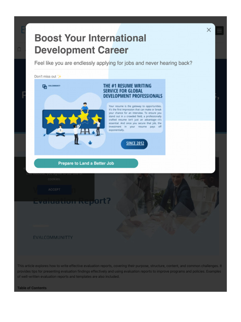 How To Write Evaluation Reports - Purpose, Structure, Content, Challenges, Tips, and Examples ...