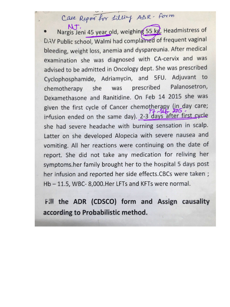13. ADR | PDF | Pharmacovigilance | Adverse Effect