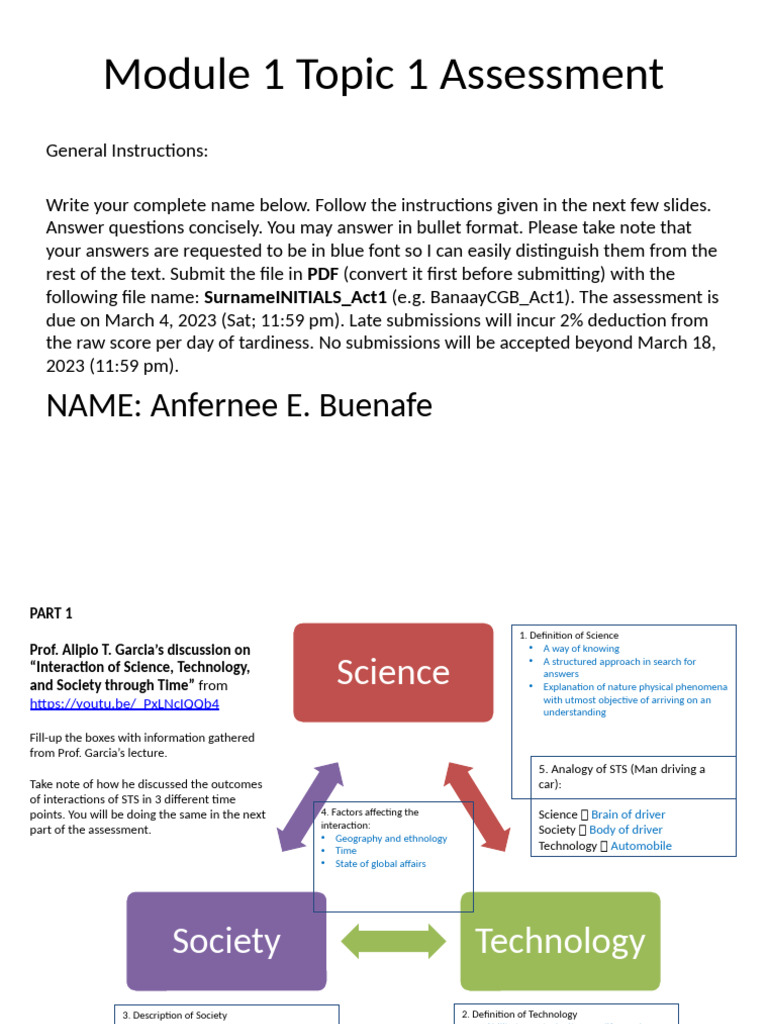 Module 1 Topic 1 Assessment Template | PDF | Ddt | Science