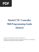 Mach4 Operation Manual | PDF | Numerical Control | Computer Program
