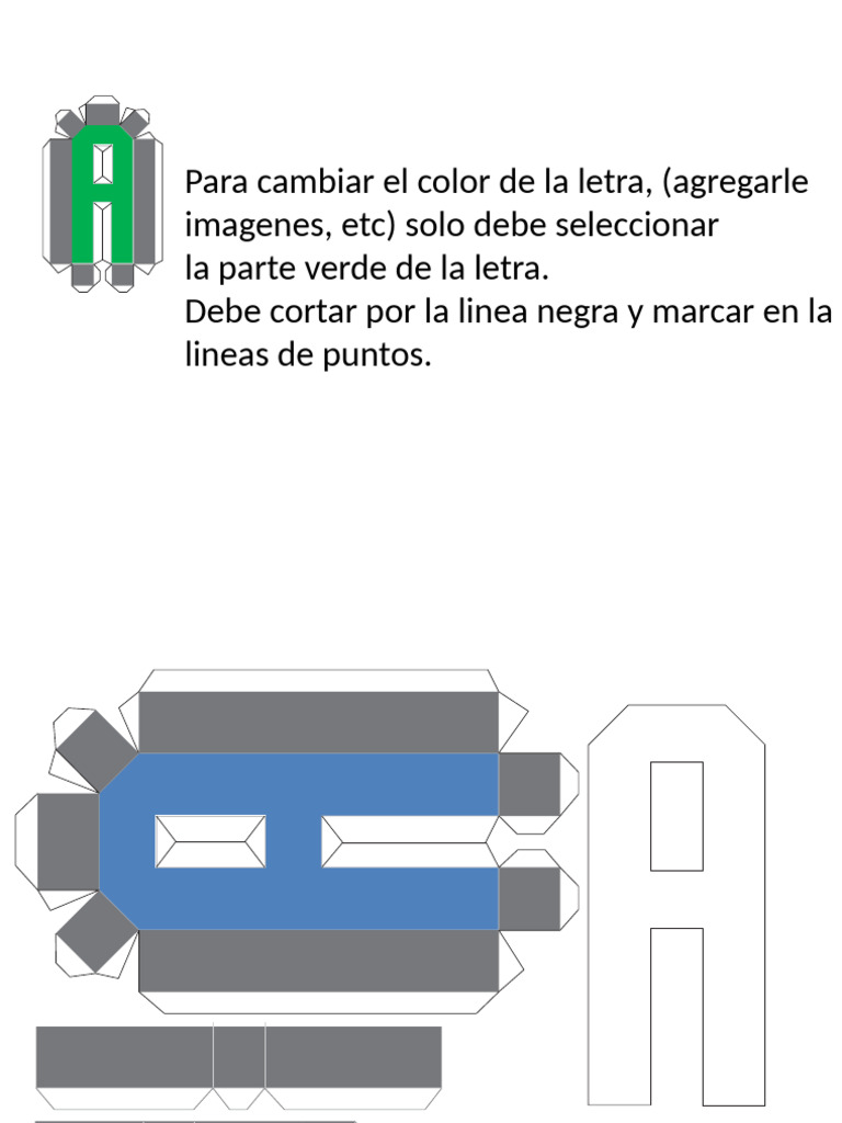 Letras - 3D - Editables - PPTX Filename - UTF-8''letras 3D Editables | PDF