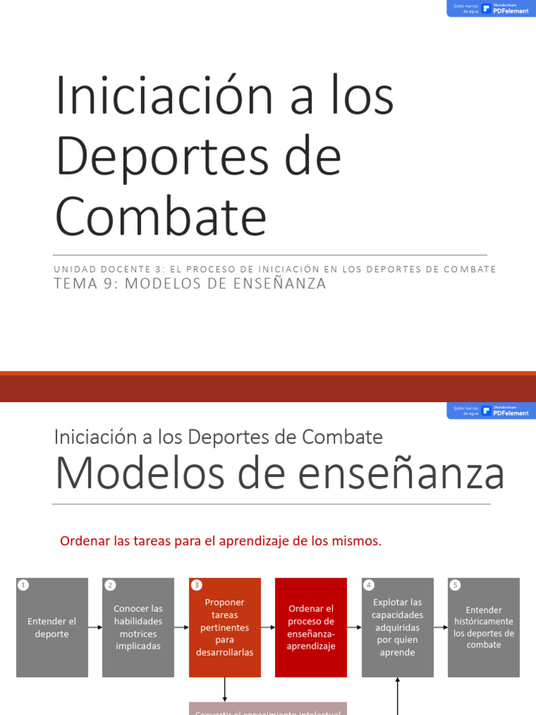IDC.T9 - Modelos de Enseã Anza | PDF | Aprendizaje | Enseñando