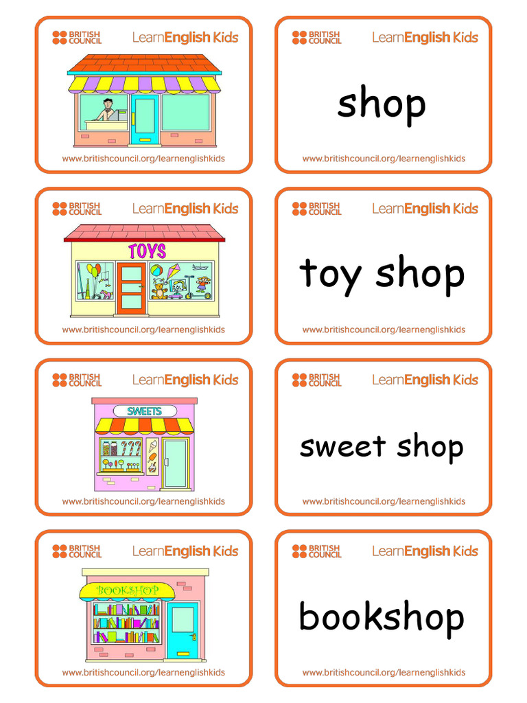 Places Flashcards | PDF