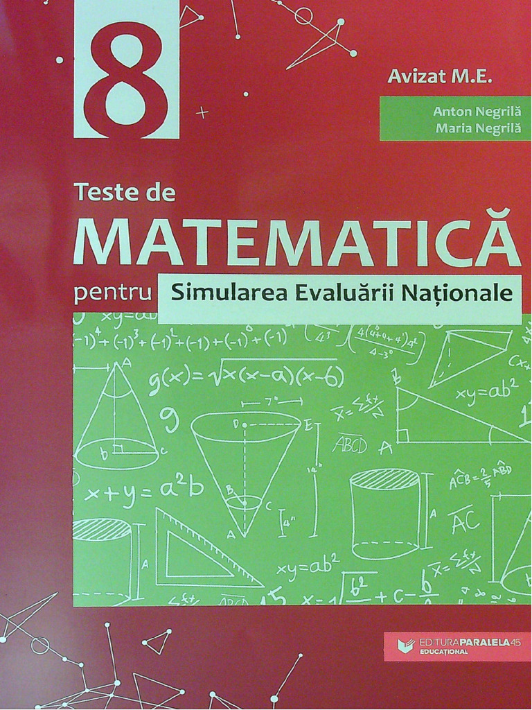 50 Teste Tip en 8 - Anton Negrila | PDF