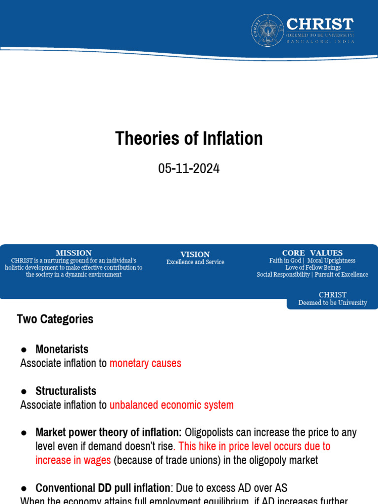 Understanding Inflation Theories and Impacts | PDF | Inflation | Core ...
