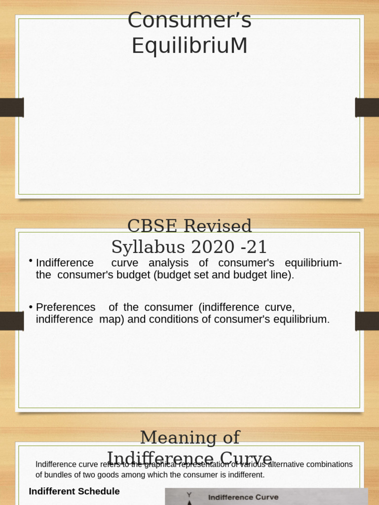 Consumer Equilibrium 2 | PDF | Consumer Behaviour | Economics
