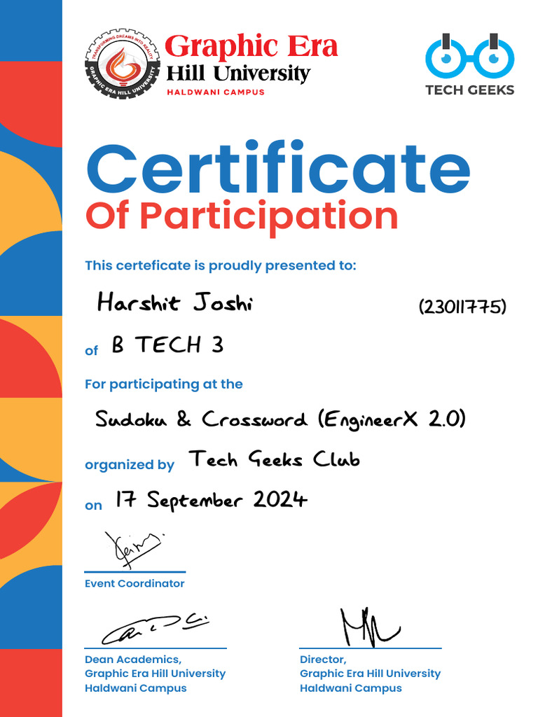 Harshit Joshi B TECH 3 23011775 | PDF