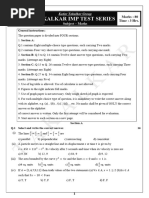 Btech-1-Sem 1 Sample Paper | PDF | System Of Linear Equations | Mathematics