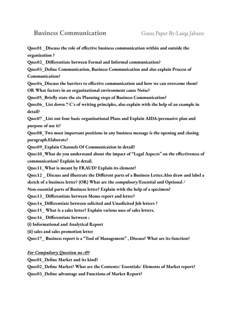 Effective Business Communication Guide | PDF | Business | Communication