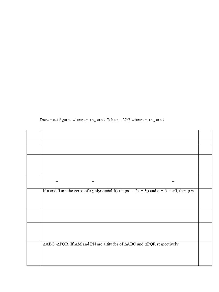 MathsStandard-SQP (1) | PDF | Euclidean Geometry | Elementary Geometry