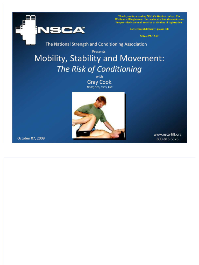 Mobility and Stability Exercises Guide Compress | PDF | Clinical ...