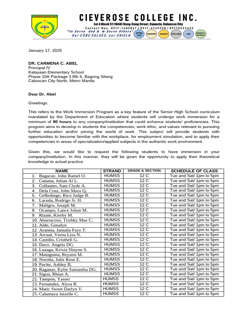 Endorsement Letter Fo Silanganan | PDF Endorsement Letter Fo Silanganan | PDF