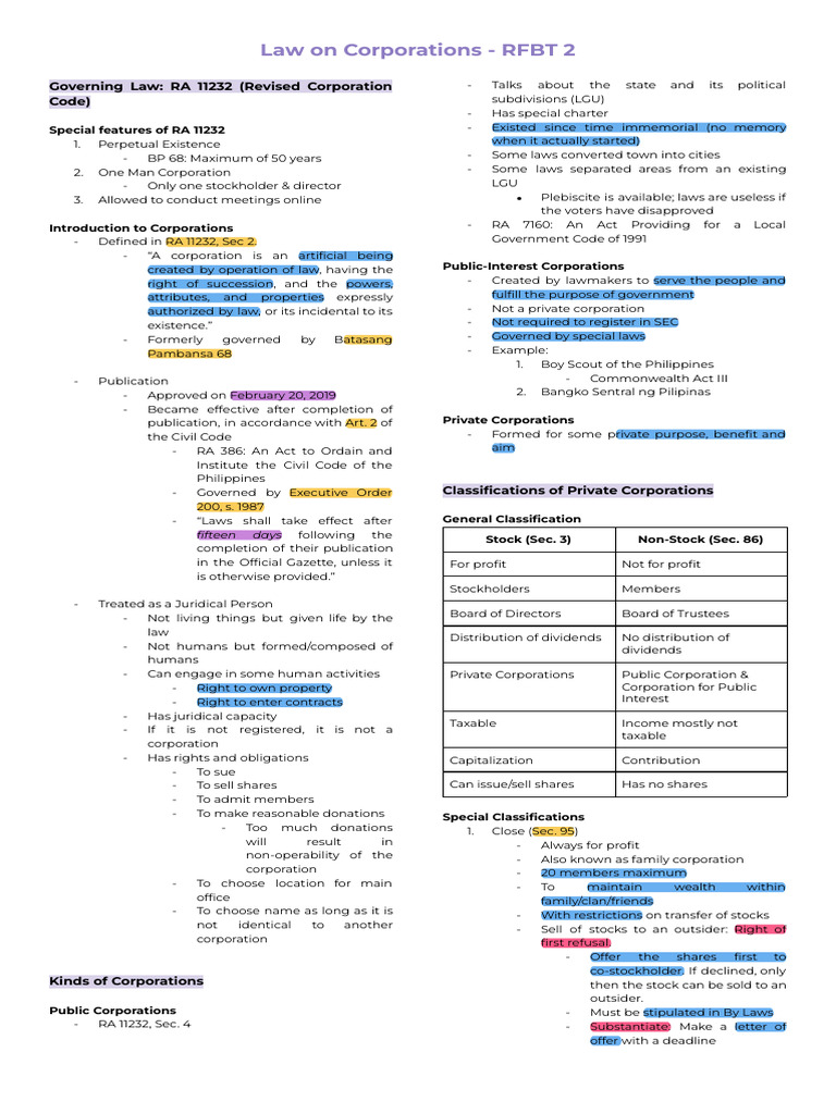 Corporations | PDF | Stocks | Board Of Directors