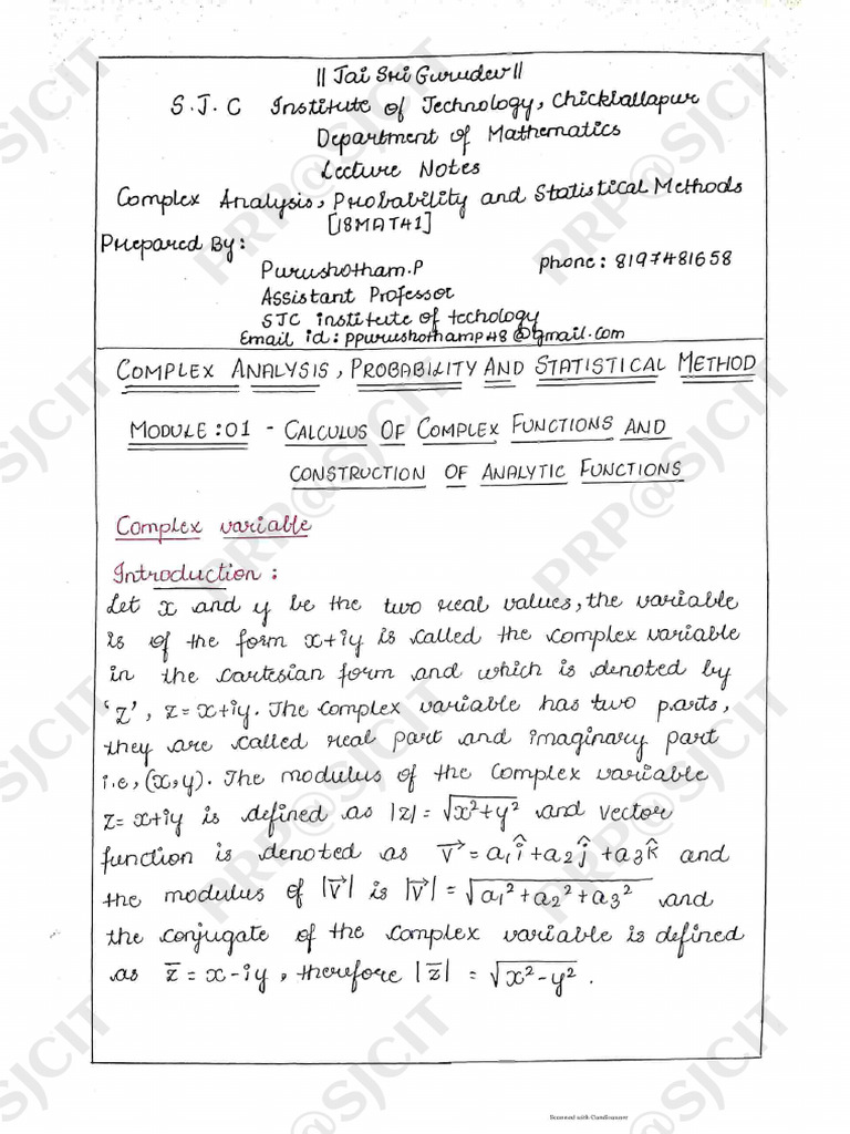 SJCIT Document Overview | PDF