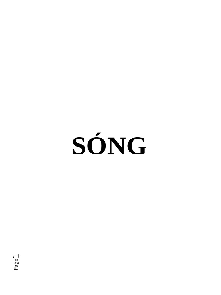 SÓNG | PDF