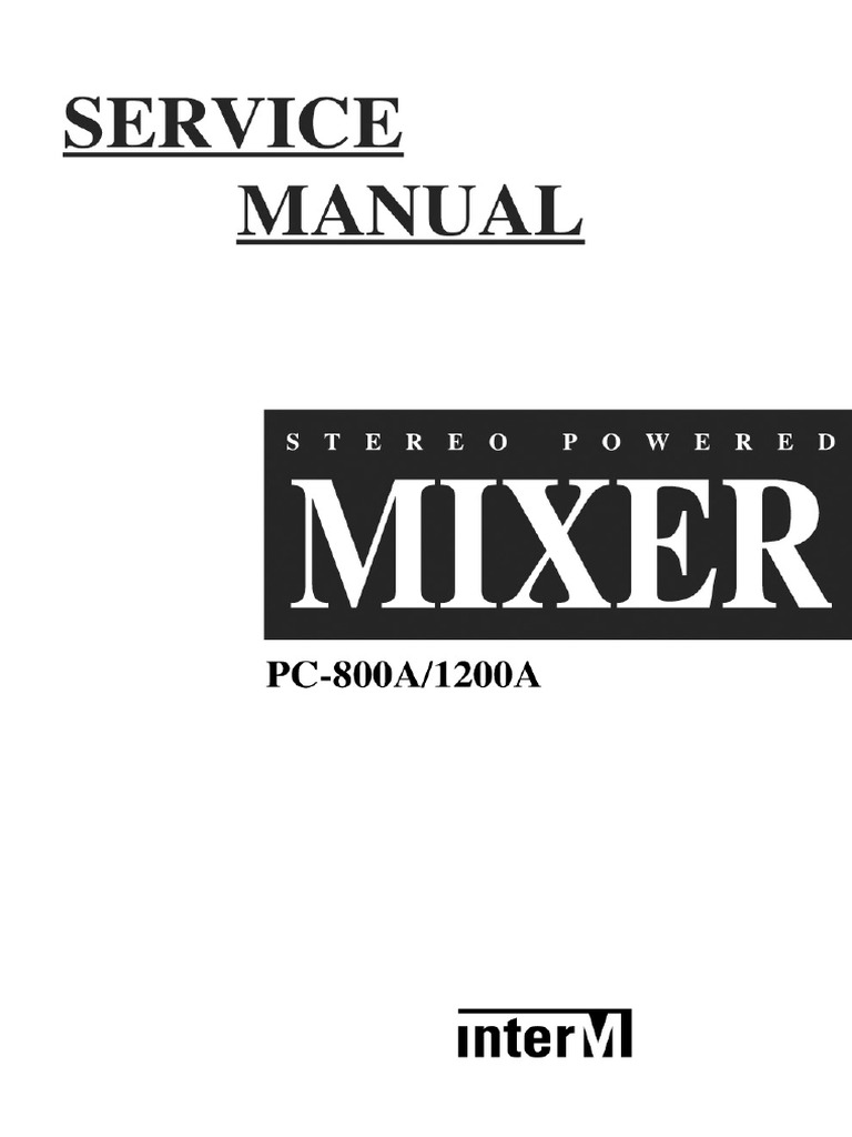 Interm PC 800a 1200a Pwrmix | PDF | Electronics | Power Engineering