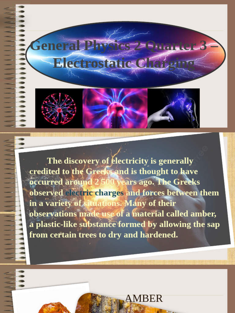 Lesson 1 Electrostatic Charging | PDF | Electric Charge | Atoms