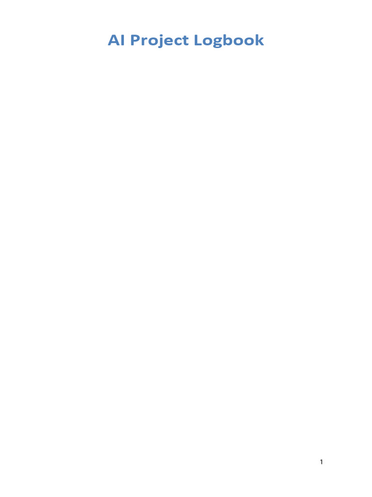 AI_PROJECT_LOGBOOK_final_1[1] | PDF | Ocean Acidification | Artificial Intelligence