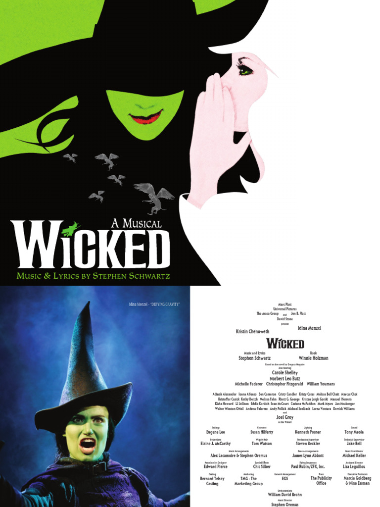 Digital Booklet - Wicked | PDF | Land Of Oz | Wizard Of Oz (Character)