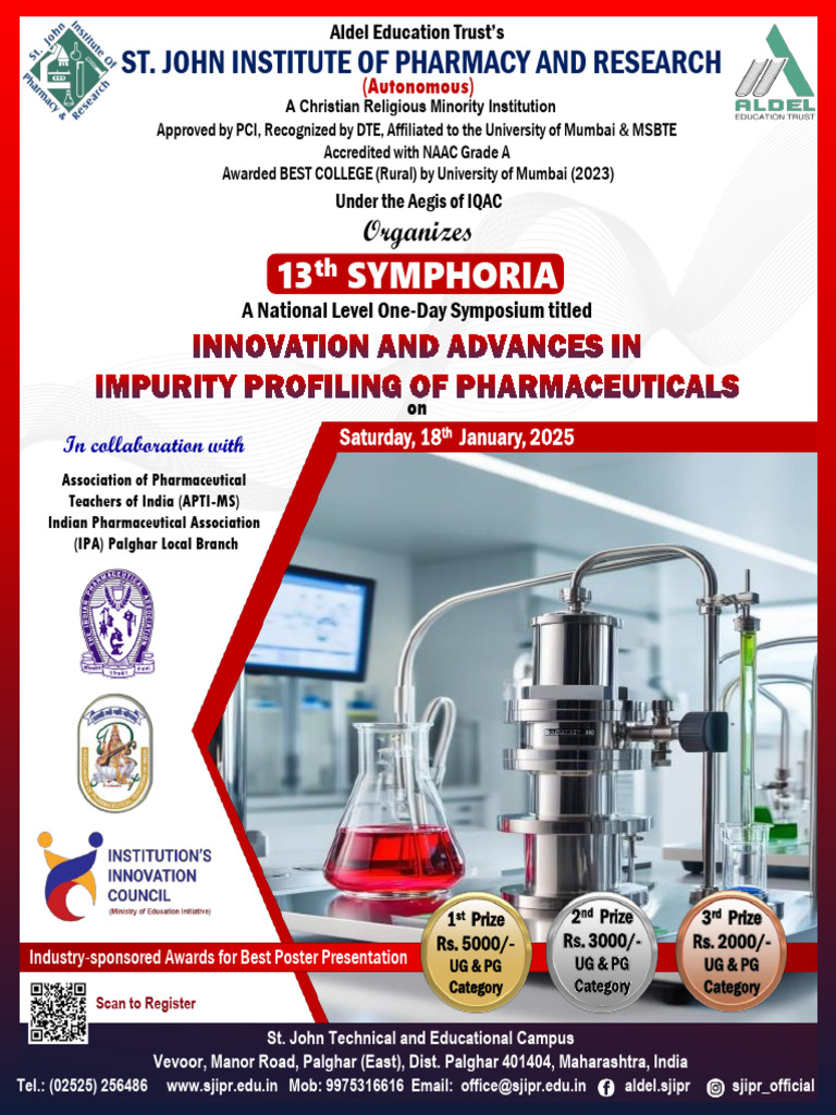 SYMPHORIA 2025 Brochure Final | PDF | Knowledge | Pharmaceutical Sciences