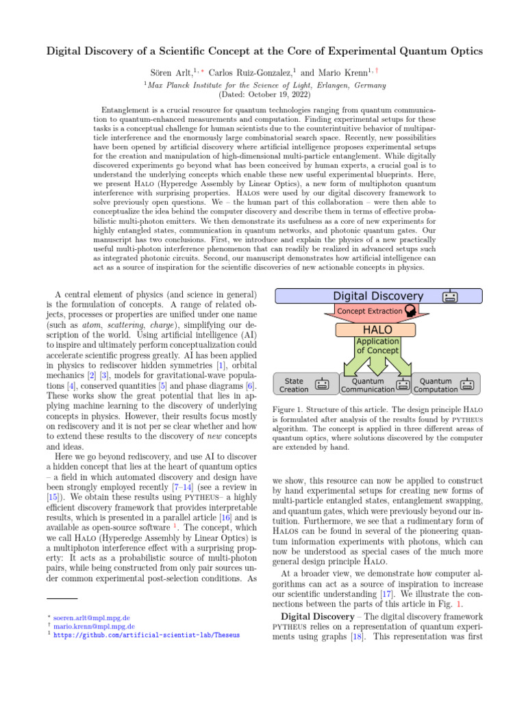 Digital Discovery of A Scientific Concept at The Core of Experimental ...