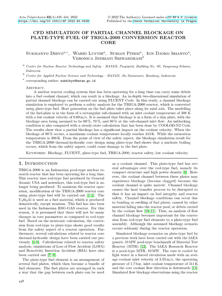 Dibyo Acta | PDF | Nuclear Fuel | Nuclear Reactor