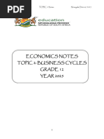 Accounting Grade 12 Cash Flow Statement Notes | PDF | Cash Flow ...