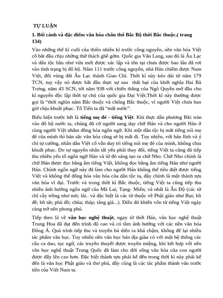 Đề cương csvh | PDF