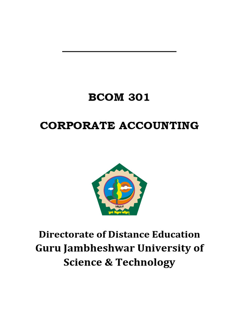 BCOM 301 Book | PDF | Goodwill (Accounting) | Valuation (Finance)