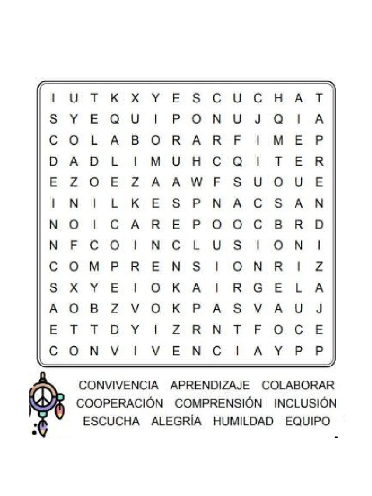 Sopa de Letras Mujer | PDF