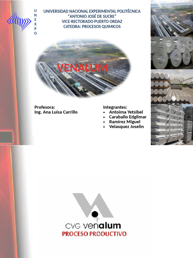 VENALUM PROCESO PRODUCTIVO | PDF
